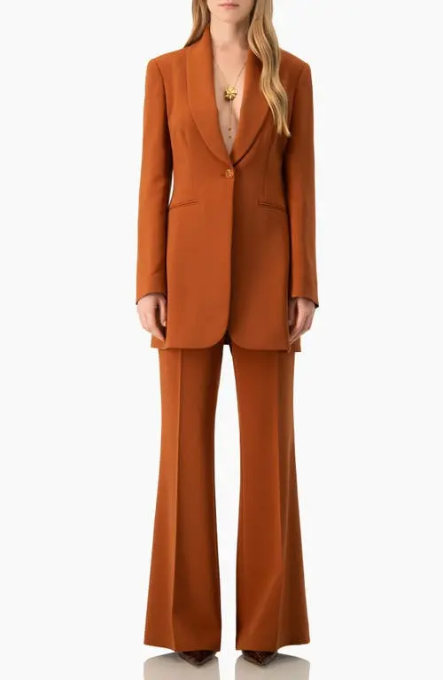 IVONNE High-rise Semi-flare Trousers