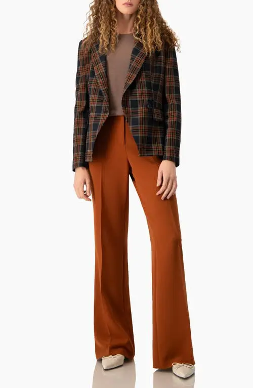 IVONNE High-rise Semi-flare Trousers