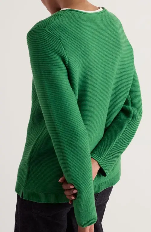 SEASALT CORNWALL Makers Ribbed Crewneck Sweater