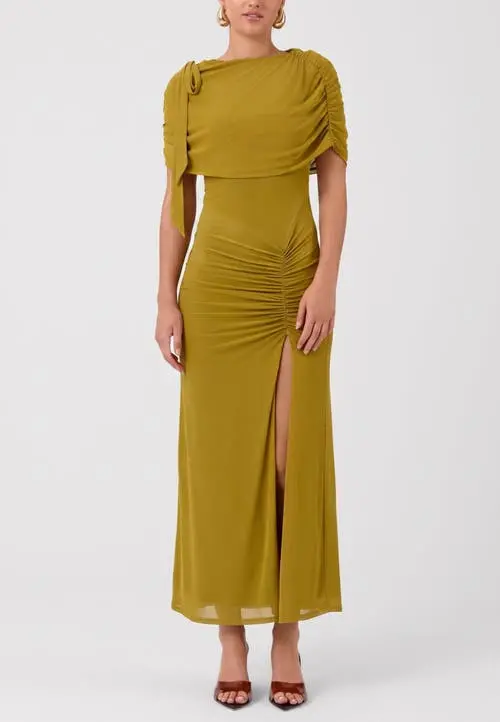 Rachel Rachel Roy Ivy Capelet Mesh Midi Dress