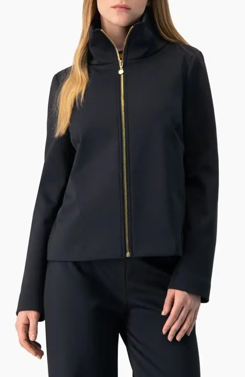 IVONNE High-neck Zip Bomber Jacket