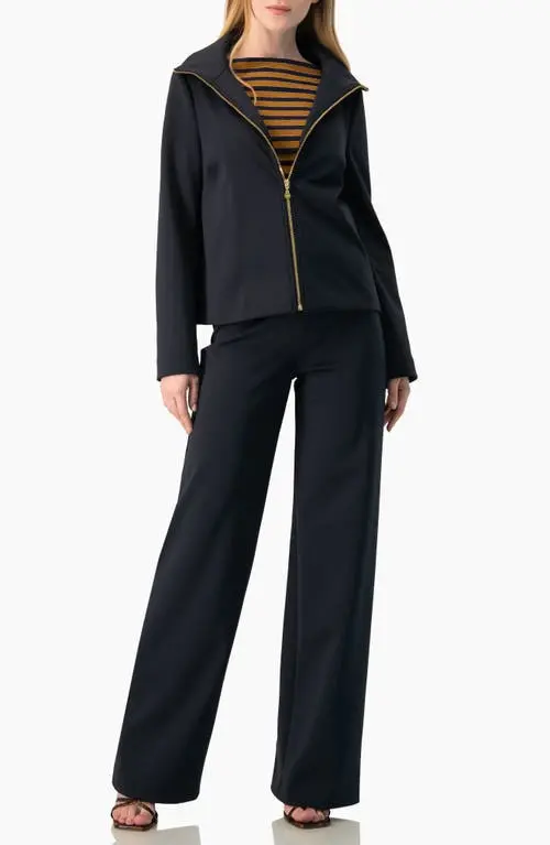 IVONNE High-neck Zip Bomber Jacket