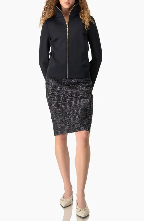 IVONNE High-neck Zip Bomber Jacket