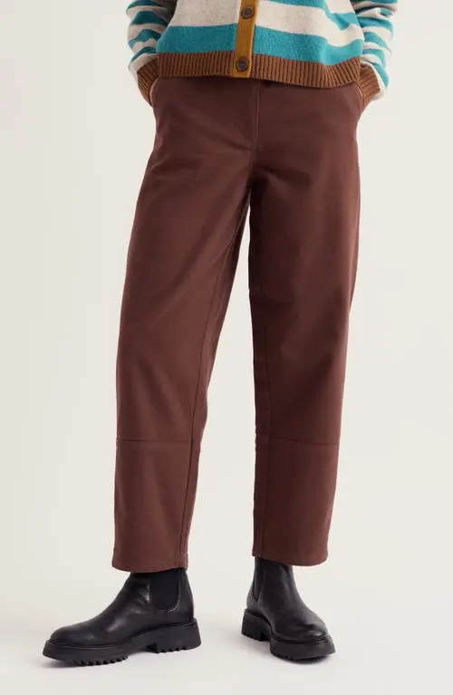 SEASALT CORNWALL Painted Forms Organic Cotton Crop Trousers - Seedbed