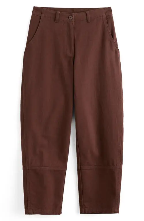 SEASALT CORNWALL Painted Forms Organic Cotton Crop Trousers