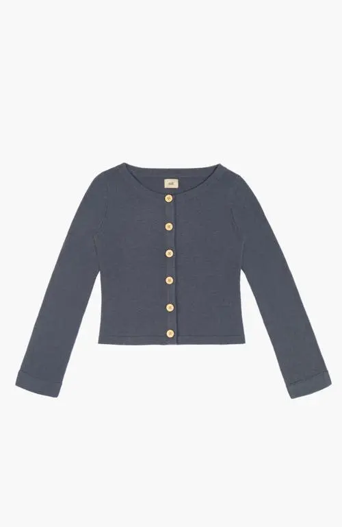 ODDLI Long Sleeve Cashmere Cardigan - Blue