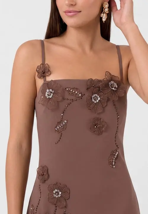 Rachel Rachel Roy Aurea Embellished Midi Dress