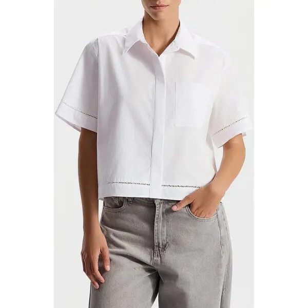 Ronen Chen Stav Button-down Short Sleeved Shirt