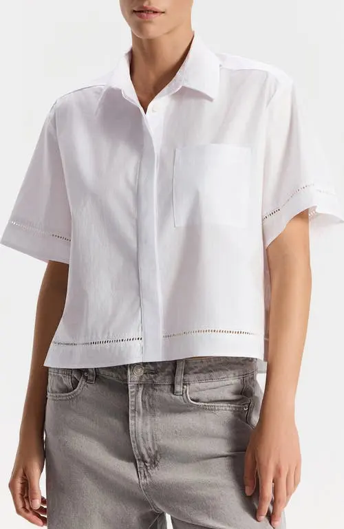 Ronen Chen Stav Button-down Short Sleeved Shirt