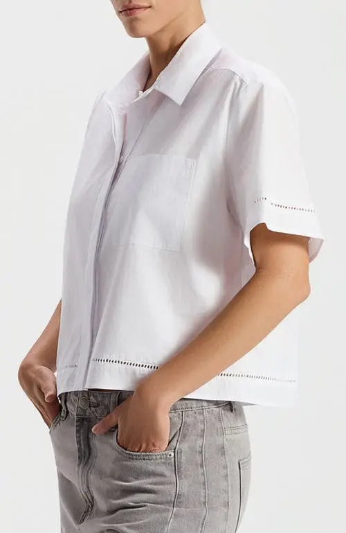 Ronen Chen Stav Button-down Short Sleeved Shirt