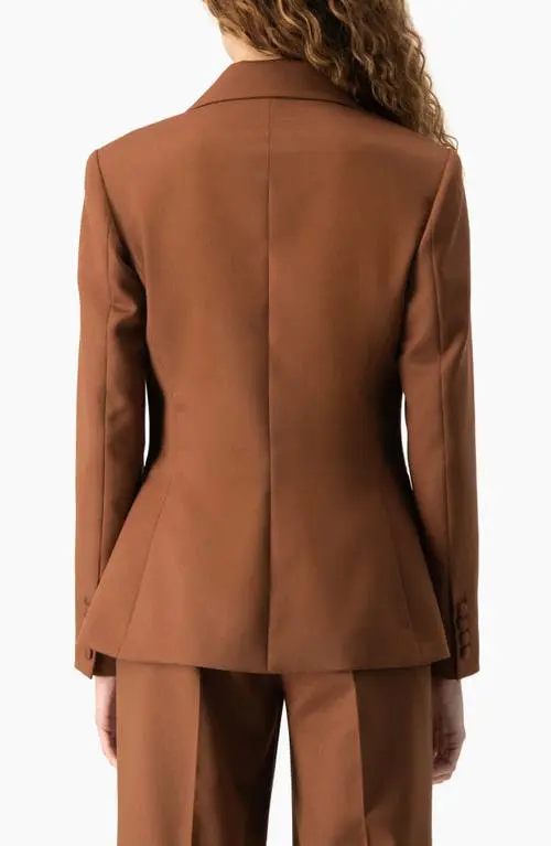 IVONNE Drop-shoulder Single-button Blazer
