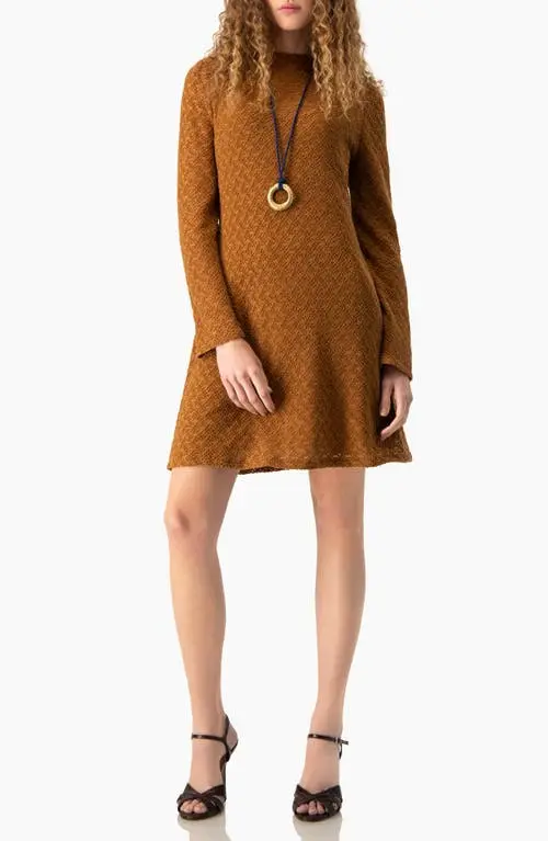 IVONNE Charm-detail Knit Sheath Dress