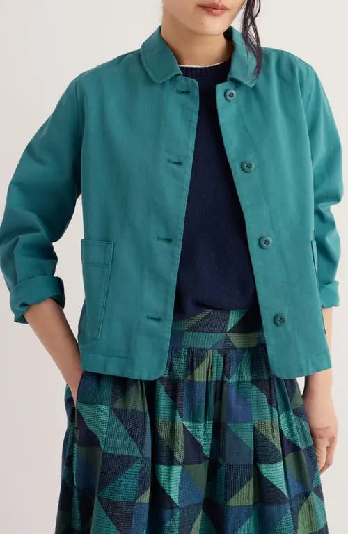 SEASALT CORNWALL Coombe Lane Cotton Jacket - Estuary