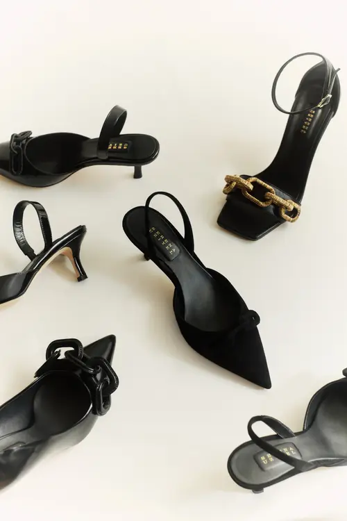 SERENA UZIYEL Catena High-heel Ankle Sandals