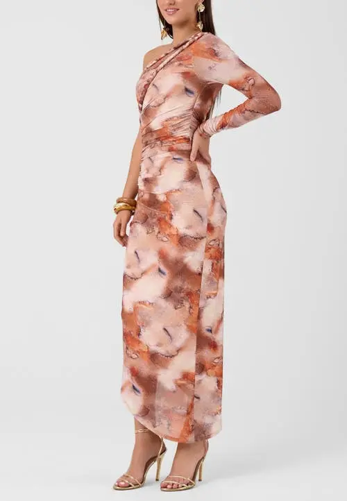 Rachel Rachel Roy Noa One-shoulder Midi Dress
