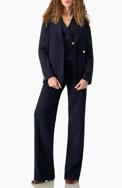 IVONNE Wrap-front Single-button Vest