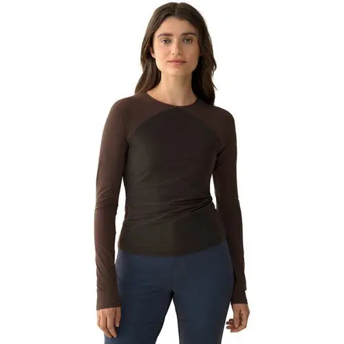 HIKERKIND Trail Tech Long-sleeve Shirt With Built-in Support - Burl