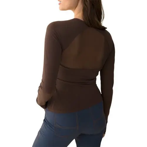 HIKERKIND Trail Tech Long-sleeve Shirt With Built-in Support - Burl