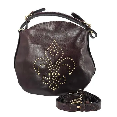 MADISON MAISON Studded Leather Shoulder Bag