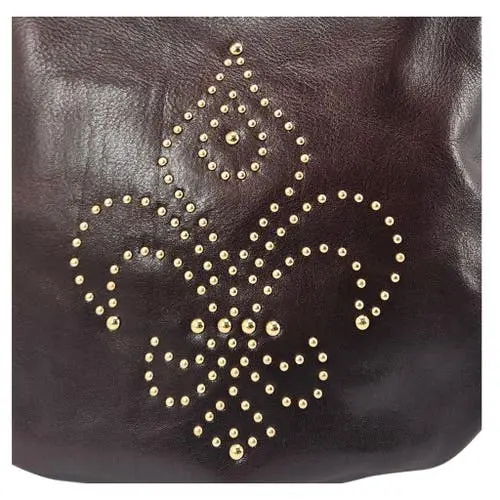 MADISON MAISON Studded Leather Shoulder Bag