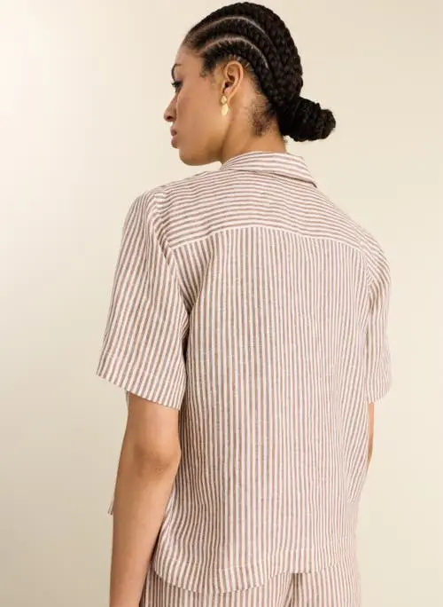 Baukjen Clyde Linen Short Sleeve Shirt