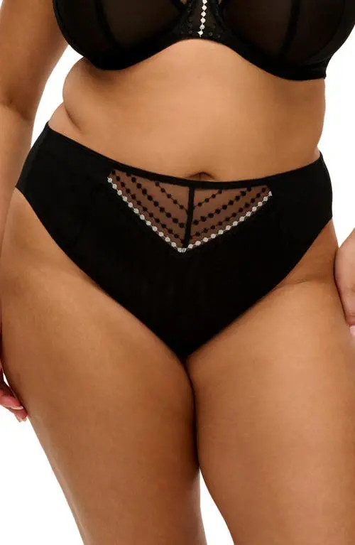 Elomi Matilda Brazilian Briefs - Black