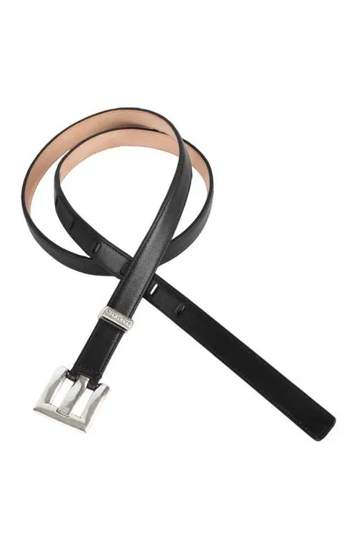 Balmain Anthem Smooth Leather Belt