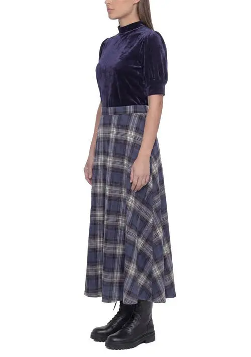 AREA STARS Hailey Velvet Mock Neck Top