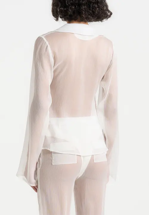 Manière De Voir Sheer Shirt With Clasp