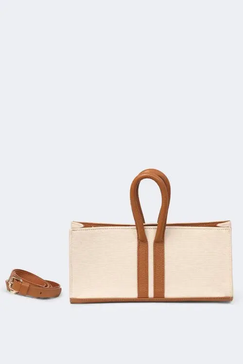MESCH Mini Sally Canvas Tote - Caramel