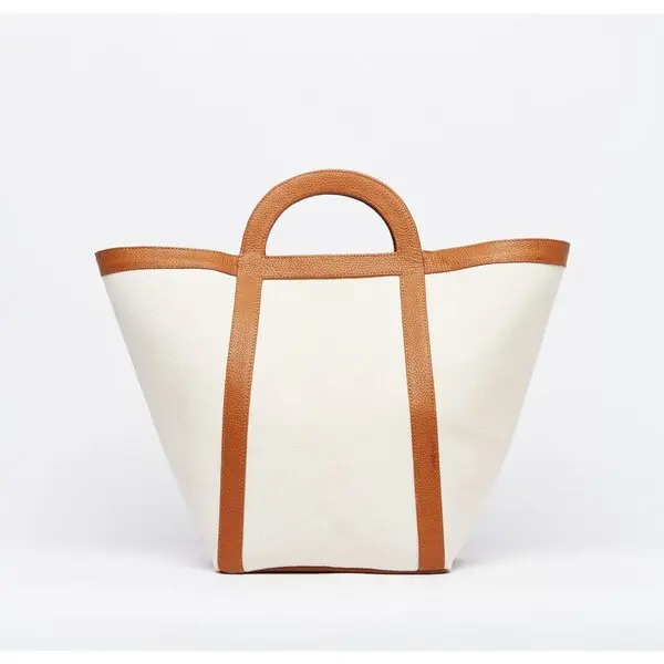 MESCH Atuel Large Canvas Tote - Caramel
