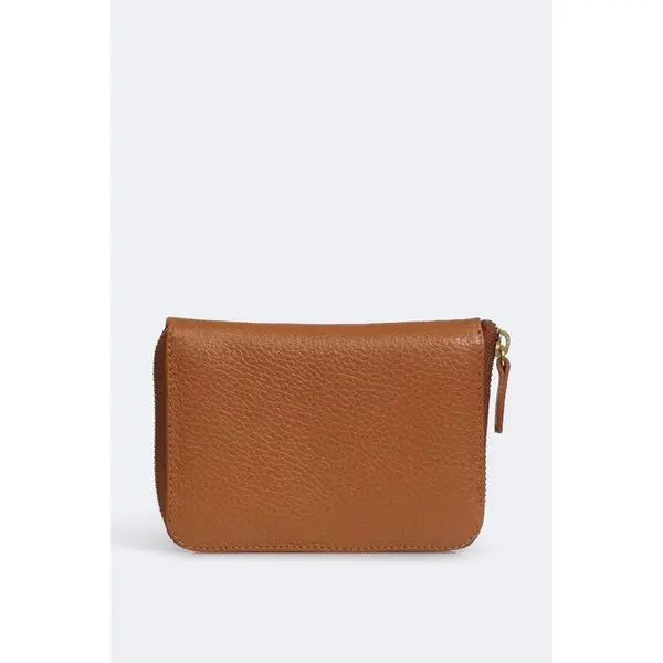 MESCH Compact Zip Wallet - Caramel