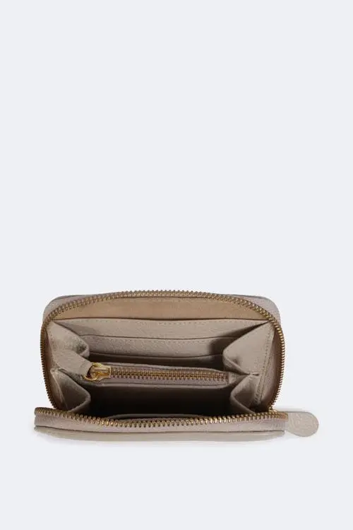 MESCH Compact Zip Wallet - Ivory