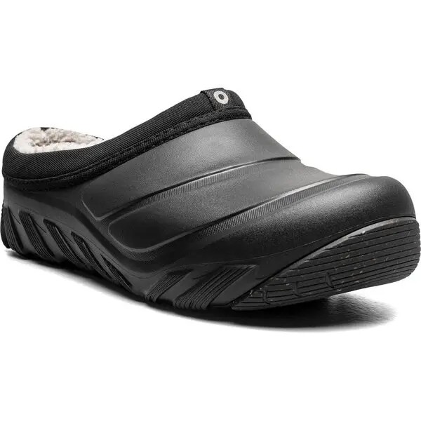 Bogs Campster Clogs With Fleece Lining - Black