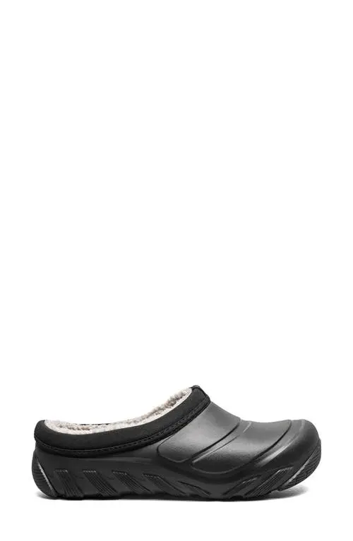 Bogs Campster Clogs With Fleece Lining - Black