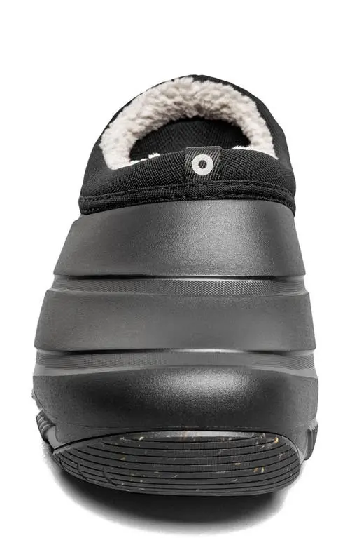 Bogs Campster Clogs With Fleece Lining - Black