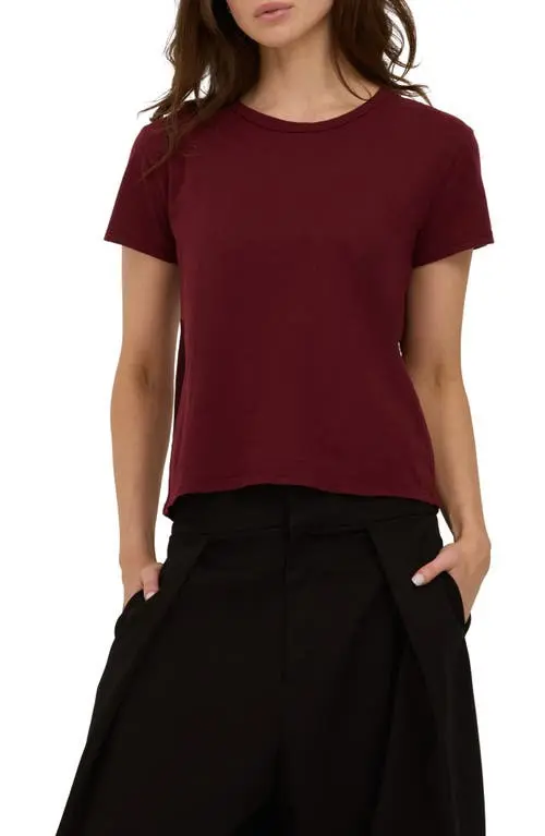 PROJECT SOCIAL T The Ultimate T-shirt - Dark Cherry