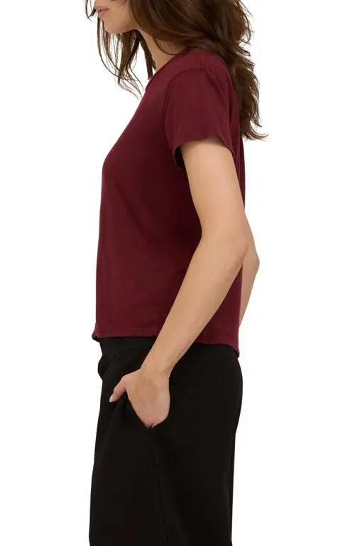 PROJECT SOCIAL T The Ultimate T-shirt - Dark Cherry