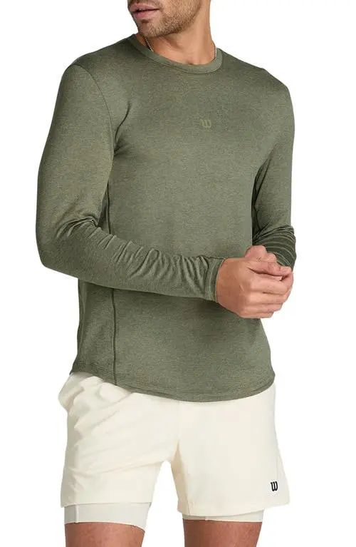 Wilson Everyday Performance Long Sleeved T-shirt - Vetiver
