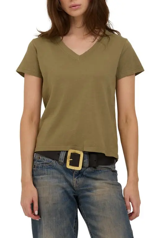 PROJECT SOCIAL T V-neck T-shirt - Olive