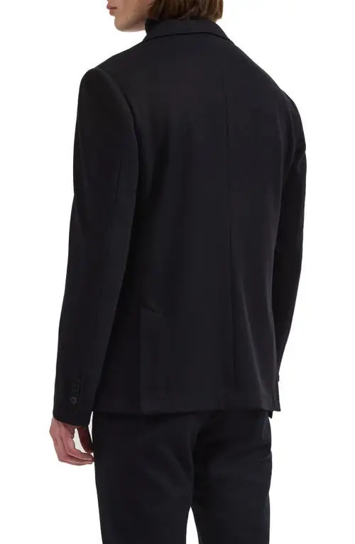 Bugatchi Two Button Wool Blend Blazer - Black