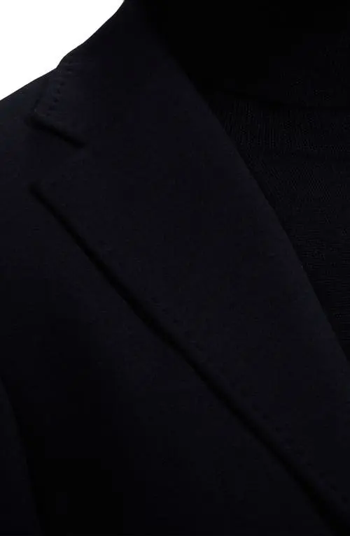 Bugatchi Two Button Wool Blend Blazer - Black