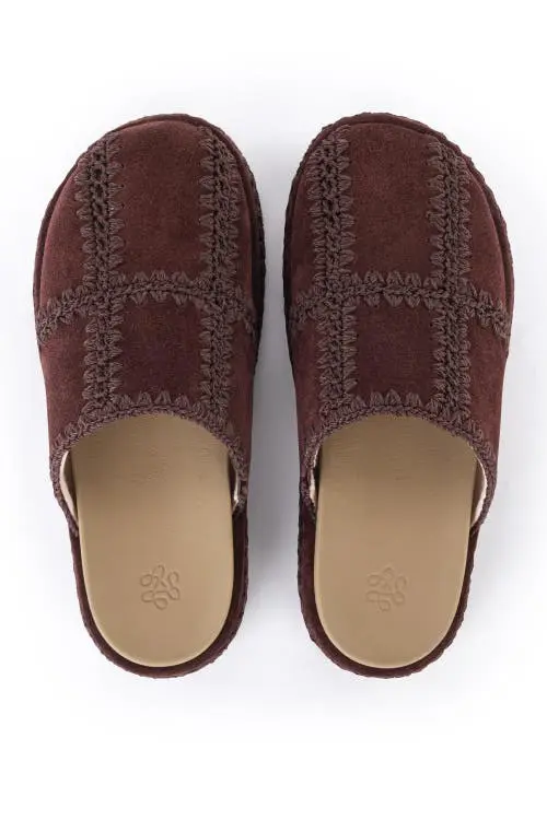 THE SAK Bryn Slip On Clog - Mahogany Patch