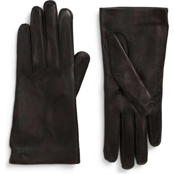 TOM FORD Soft Napa Sheepskin Leather Gloves - Black