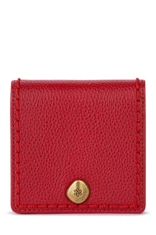 THE SAK Mira Small Leather Wallet - Scarlet
