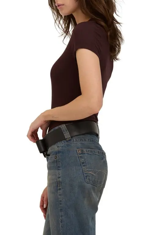 PROJECT SOCIAL T Griffith Rib Baby T-shirt - Dark Mocha