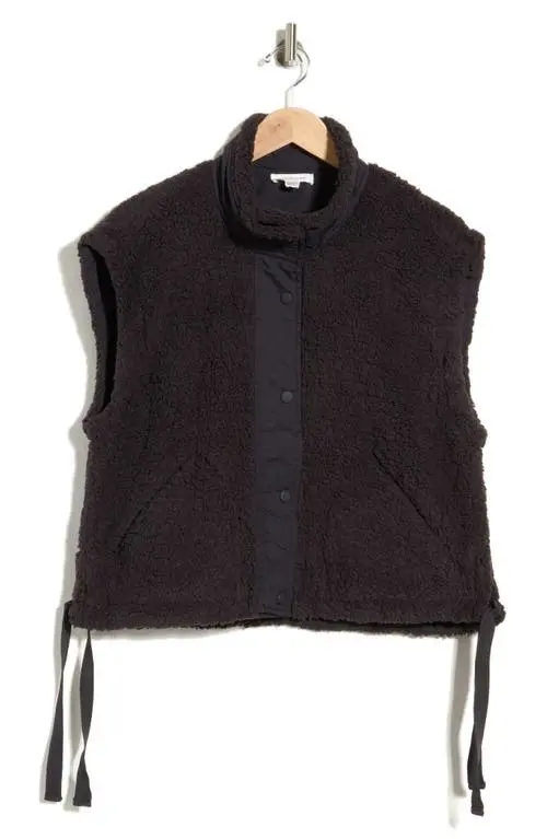 BEACHLUNCHLOUNGE Paxton Fleece Vest - Black