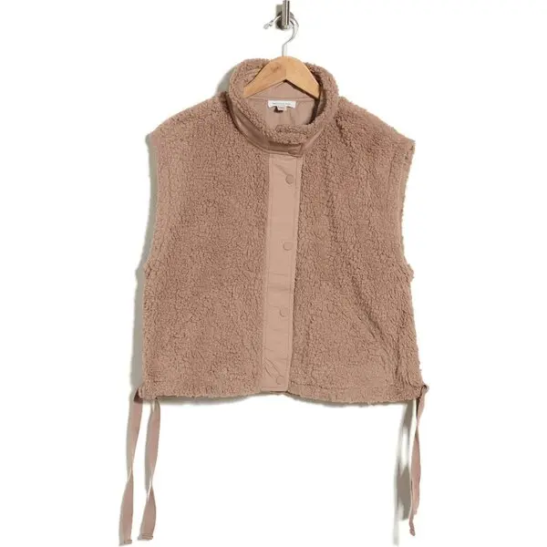BEACHLUNCHLOUNGE Paxton Fleece Vest - Camel