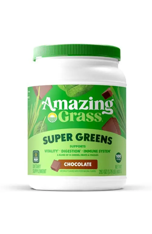 AMAZING GRASS Green Superfood Chocolate Powder Supplement