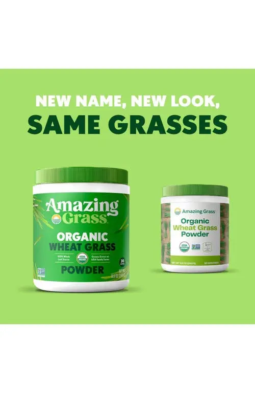 AMAZING GRASS Organic Wheat Grass Powder Nutritional Supplement